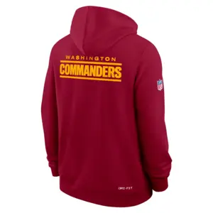 Nike Washington Commanders Initial Home Sideline Dri-fit Nfl Pullover Hoodie