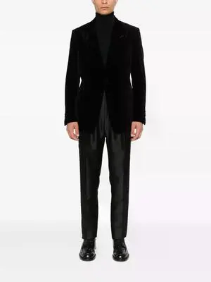 TOM FORD Single-breasted Velvet Jacket