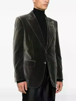 TOM FORD Single-breasted Velvet Blazer
