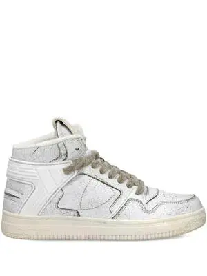 Philippe Model Textured High-top Sneakers