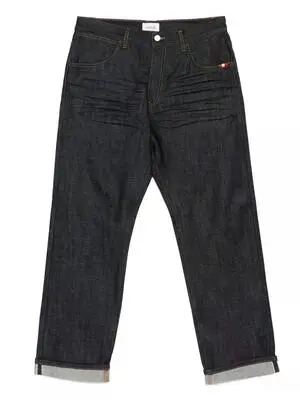 Amish Raw Edge Hem Jeans For Men