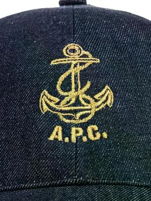A.p.c. Anchor-embroidered Cap