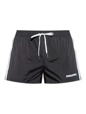 Dsquared2 Side-stripe Swim Shorts - Black