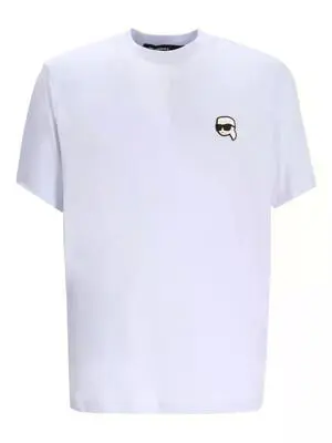 Karl Lagerfeld K-face Logo T-shirt - Blue