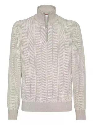 Brunello Cucinelli Patterned Sweaters For Men