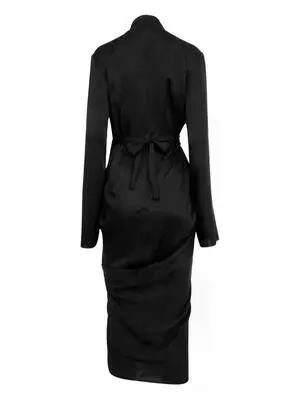 Rick Owens Wrap-effect Satin Dress