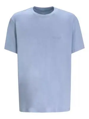 Armani Exchange Embroidered Cotton T-shirt - Blue
