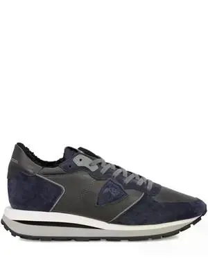 Philippe Model Suede Panelled Sneakers - Blue