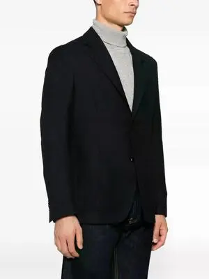 LARDINI Patch-pocket Single-breasted Blazer
