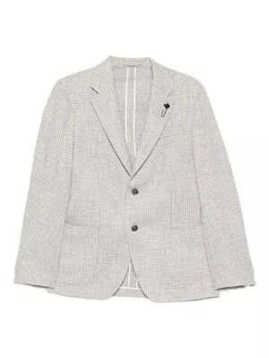 LARDINI Checked-pattern Blazer