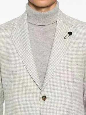 LARDINI Checked-pattern Blazer