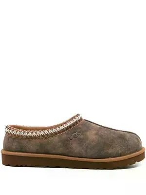 UGG Tasman Braided-trim Slippers - Brown