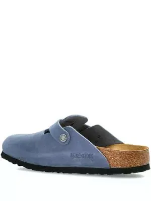 BIRKENSTOCK Boston Buckle Leather Mules