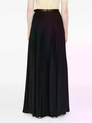 SELF-PORTRAIT Pleated Belted Skirt