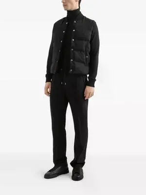Dolce & Gabbana Quilted Padded Gilet - Black