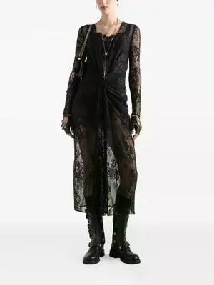 Dolce & Gabbana Lace Long-sleeve Dress