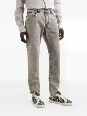 Dolce & Gabbana Acid-wash Jeans - Grey