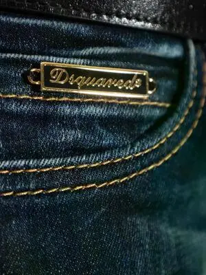 Dsquared2 Logo-plaque Cropped Jeans