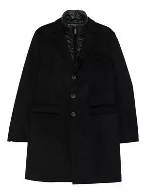 Herno Button Coat With Detachable Liner