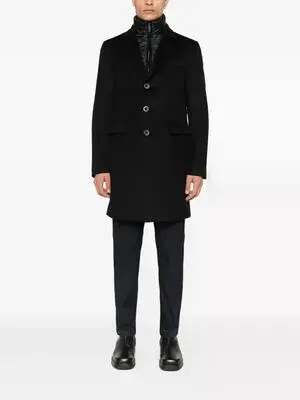 Herno Button Coat With Detachable Liner