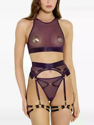 BORDELLE Nara Strap Thong - Purple