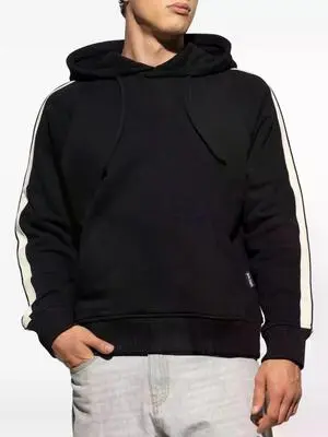 Palm Angels Hooded Sweatshirt With Stripe Detail