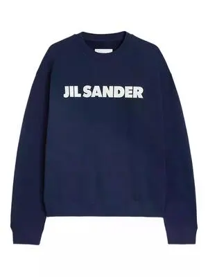 JIL SANDER Logo-print Sweatshirt - Blue