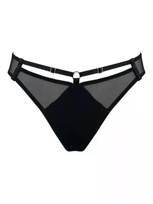 BORDELLE Nara Mesh-panelled Briefs - Black