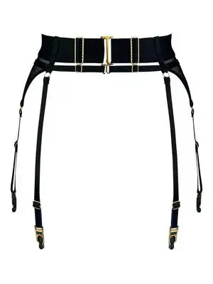 BORDELLE Nara Mesh Suspenders - Black