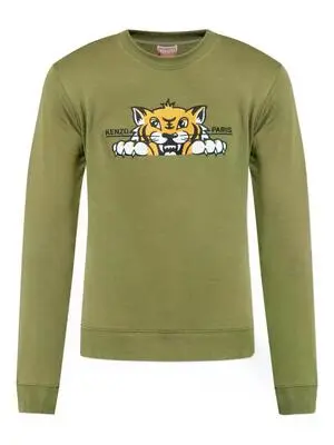 Kenzo Tiger-print Crew Neck Sweatshirt