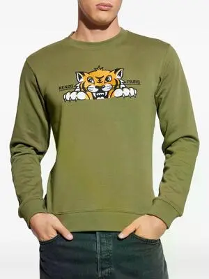 Kenzo Tiger-print Crew Neck Sweatshirt