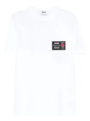 MSGM Cotton T-shirt - White