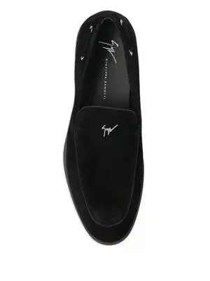 GIUSEPPE ZANOTTI Logo-plaque Loafers