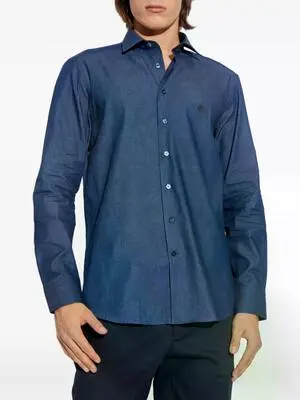 Etro Embroidered-logo Cotton Shirt