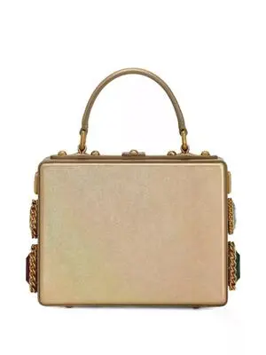 Dolce & Gabbana Dolce Box Shoulder Bag - Gold