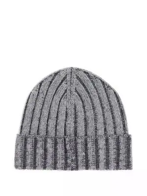 Emporio Armani Ribbed Wool Beanie
