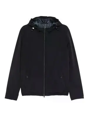 Herno Hooded Zip-front Jacket - Blue