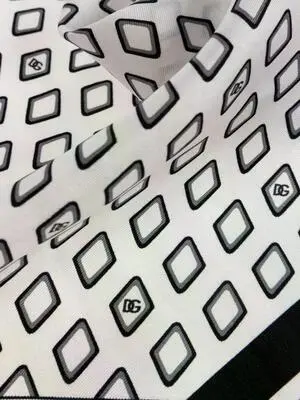 Dolce & Gabbana Geometric-pattern Silk Scarf