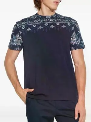 Etro Paisley-print Short-sleeved T-shirt
