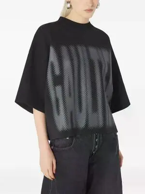 JEAN PAUL GAULTIER Halftone-logo Print T-shirt