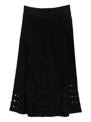 Dkny Crepe Midi Skirt