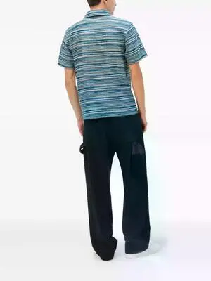 Missoni Striped Polo Shirt - Blue