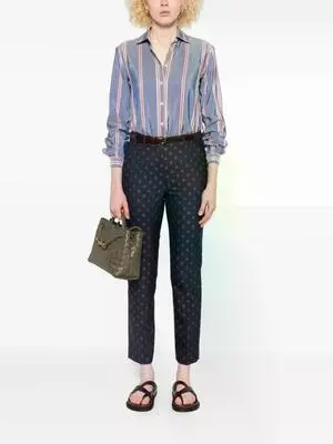 Etro Geometric-print Trousers