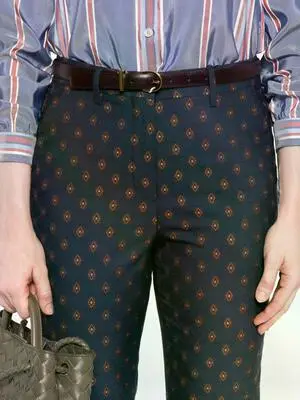 Etro Geometric-print Trousers