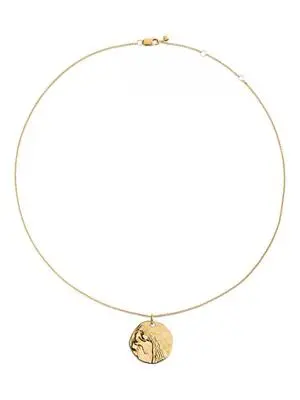 Monica Vinader Gp Zodiac Aquarius Necklace - Gold