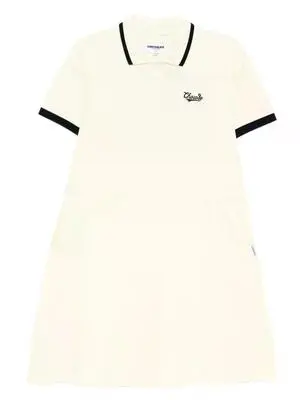 CHOCOOLATE Logo-embroidered Polo Dress - Yellow