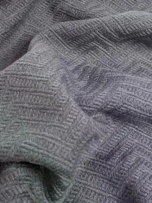 Emporio Armani Herringbone Wool Scarf