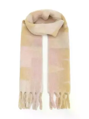 Isabel Marant Loliana Checked Fringed Scarf - Neutrals