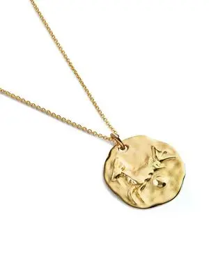 Monica Vinader Gp Zodiac Capricorn Necklace - Gold