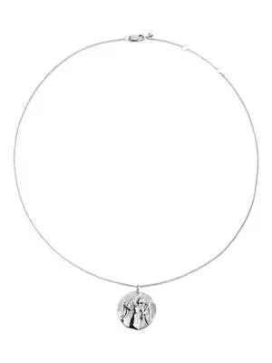 Monica Vinader Virgo Zodiac Pendant Necklace - Silver